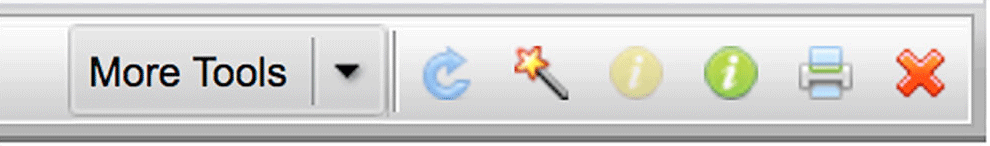 The Work Section Toolbar - Masterspec
